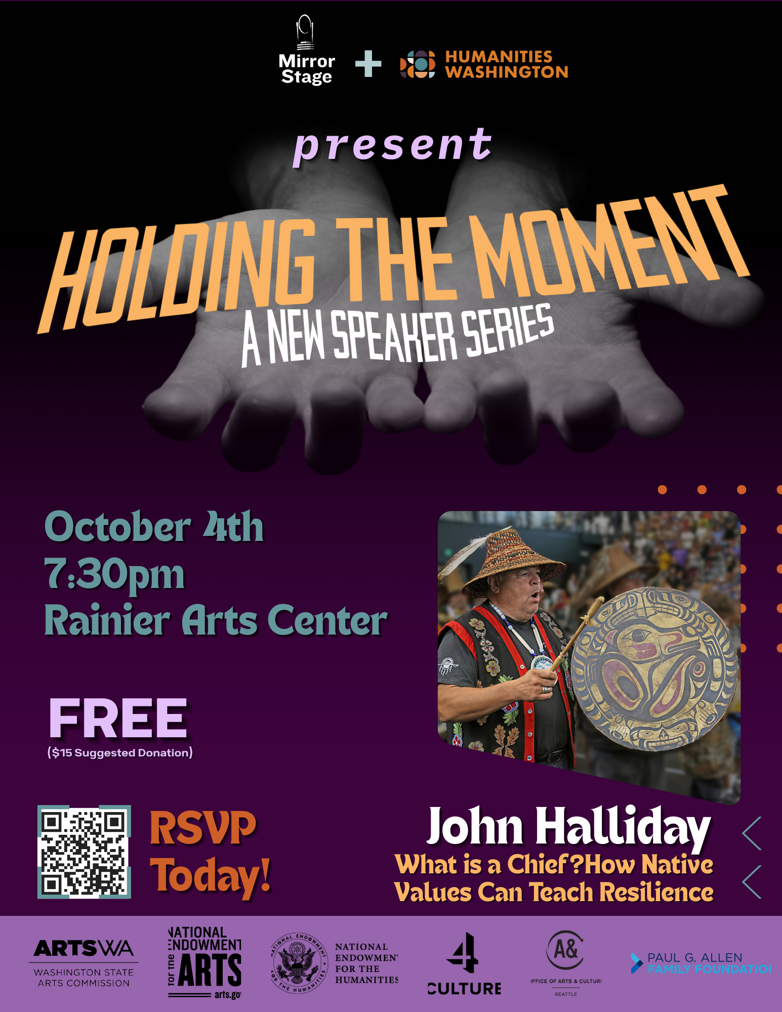 Holding The Moment: A Speaker Series featuring John Halliday – Rainier ...